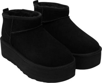 UGG Ugg, Femme, Chaussures, Noir, Taille: 40 EU Classic Ultra Mini Platform Boot