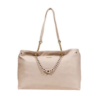 Liu Jo Elegante Geh&auml;mmerte Leder-Tasche - - Bags - Damen - Beige - ONE SIZE