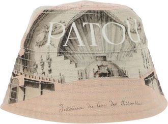 Patou Caps & M&uuml;tzen - Bucket Hat With Logo - Gr. M - in Beige - f&uuml;r Damen