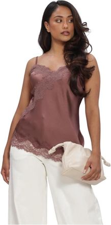 Notre-V Nv-Herlinde Camisole - - Tops - Damen - Rosa - S