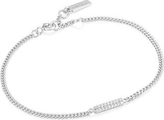 Ania Haie 32021624 Bracelet pour femme en argent 925 et zircones Taille unique Argent