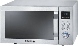 Severin [GEBRAUCHT] Severin Mw 7774 Mikrowelle Edelstahl Geb&uuml;rstet Silber Grillfunktion Grillrost B-Ware