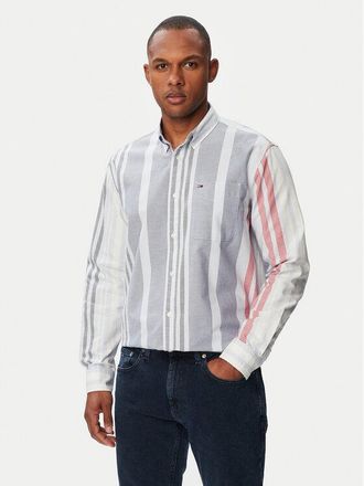 Tommy Jeans Hemd Oxford DM0DM23246 Bunt Relaxed Fit