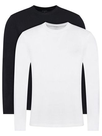 Karl Lagerfeld T-Shirt-Set A4M47003 Schwarz Regular Fit