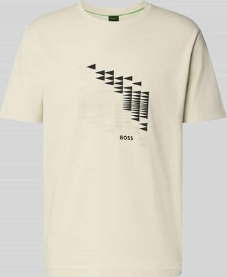 HUGO BOSS Relaxed Fit T-Shirt aus Baumwoll-Mix Modell TS_NETWORK FLAG