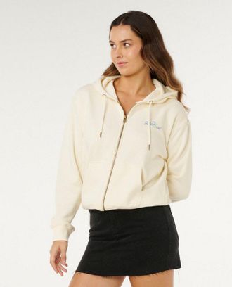 Rip Curl Kapuzenstrickjacke Rip Curl Lay Day Relaxed Zip Through Fleece