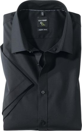 Olymp No Six super Slim Hemd Halbarm New Kent Kragen weiÃ Größe 45