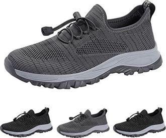 Generic Chaussures de course à pied en maille respirante pour homme - Chaussures de patinage dété à séchage rapide - Baskets de marche à enfiler - Pour la gym
