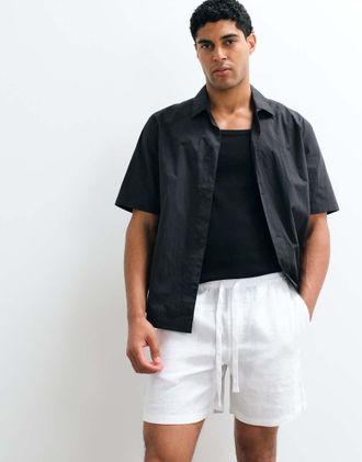 Cotton On short en lin blanc