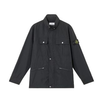 Stone Island Herren, Jacken, Schwarzk, XLGröße