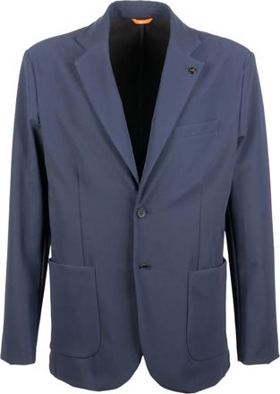 Cruna blazer à poches boutonnées - Bleu