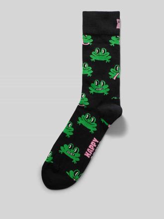Happy Socks Socken mit Allover-Motiv-Print Modell Frog