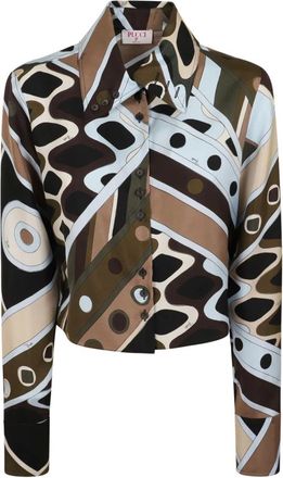 Pucci Femme, Blouses et Chemises, Multicolore, Taille: 42 FR Chemises