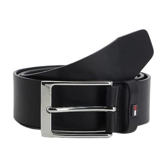 Tommy Jeans Verstellbarer Lederg&uuml;rtel in Schwarz - - Accessories - Herren - Schwarzk - 90 CM