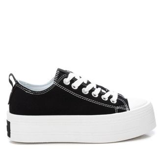 Refresh Sportschuhe Sneaker Damen Schwarz - Bequeme und vielseitige Schuhe - Casual Mode - Modell 17247404 (Größe 39)