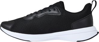 Lacoste Neo Runbase Sneaker f&uuml;r Herren, Leder (Schwarz/Wei&szlig;)