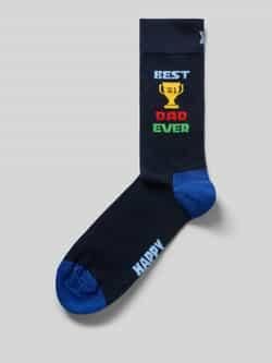 Happy Socks Socken mit Statement-Print