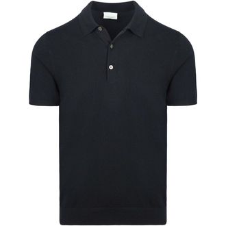 Profuomo Knitted Polo Marine