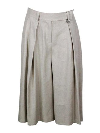 Lorena Antoniazzi Pantalons D&eacute;contract&eacute;s - Argent
