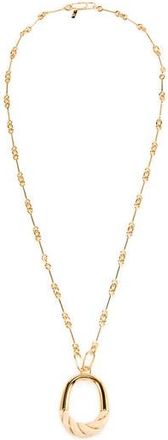 Aur&eacute;lie Bidermann Collier Diana en laiton et plaqu&eacute; or