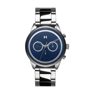 MVMT Chronograph Powerlane Edelstahl Uhr - - Accessories - Herren - Blau - ONE SIZE