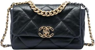 Chanel Pre-owned 19 Sac Sangle - Femme - Pre-owned - Noir - Taille: ONE Size