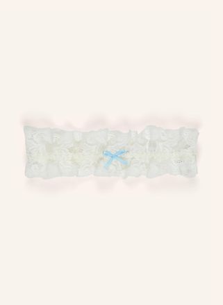 Aubade Strumpfband Kiss Of Love weiss