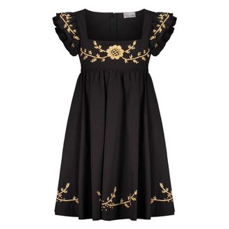 Red Valentino Leichtes kurzes Kleid - - Dresses - Damen - Schwarzk - XS