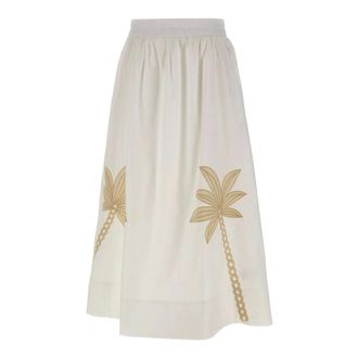 Kaos Kaos, Femme, Jupes, Blanc, Taille: 40 FR Icona Skirt