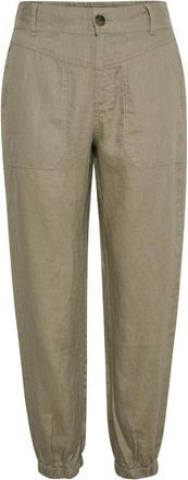 Part Two Femme, Pantalons, Vert, Taille: 44 FR Pantalon en lin Vetiver