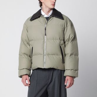 Bottega Veneta Daunenjacke in Tarragon aus Nylon und Baumwolle