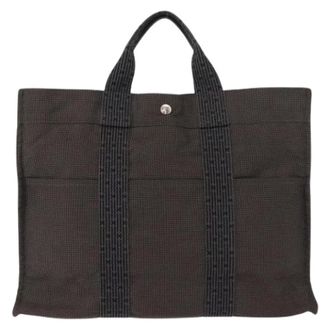 Herm&egrave;s Pre-owned Fourre-tout Herline - Femme - Pre-owned - Gris - Taille: ONE Size