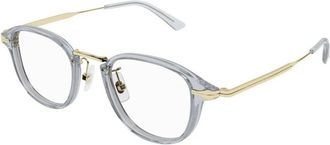 Montblanc Montblanc, Homme, Accessoires, Gris, Taille: 48 MM Round Optical Frame