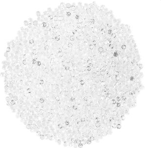 Cabilock 1000 Stück Transparente Acryl Diamanten Streudeko Weiß Spitze Kristalle für Hochzeit Tischdeko Vase Füller DIY Basteln Strahlende Dekosteine für Party