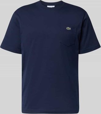 Lacoste Regular Fit T-Shirt aus reiner Baumwolle