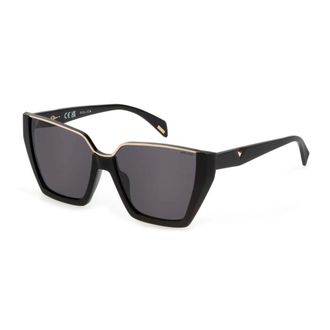 Police Femme, Accessoires, Noir, Taille: 57 MM Gem 1 Lunettes de soleil