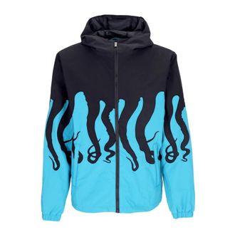 Octopus Himmelblaue Windbreaker Jacke - - Jackets - Herren - Blau - L