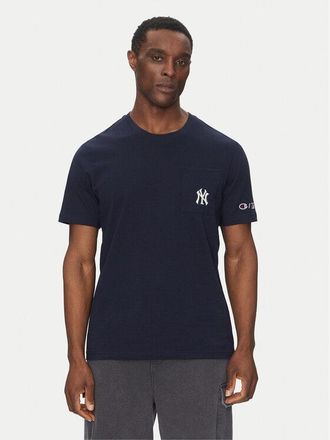 Champion T-Shirt 221038 Dunkelblau Regular Fit