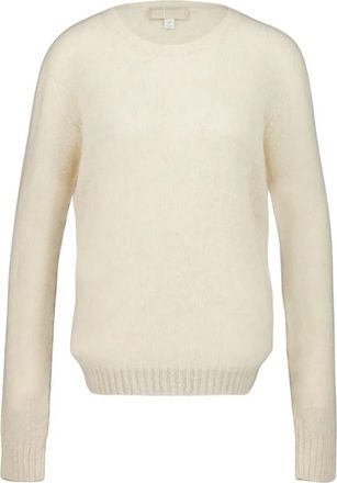 120% Lino Femme, Pulls, Beige, Taille: 42 FR Pulls &agrave; col rond