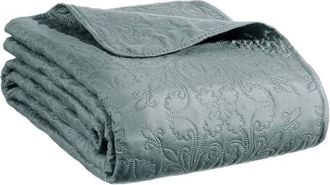 Atmosphera Atmosphera - Dessus de lit Arabesque Bleu min&eacute;ral 260x240cm