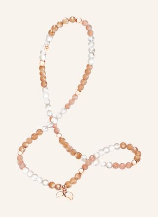Tamara Comolli Tamara Comolli Armband Bracelet India Camel Medium Aus 18 Karat Ros&eacute;gold Und Mondsteinen rosegold