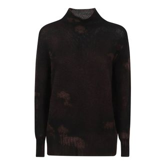 Avant Toi Femme, Pulls, Brun, Taille: 38 FR Pull en Cachemire Marron Fabriqué en Italie