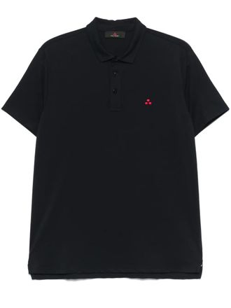 Peuterey polo en piqu&eacute; - Bleu