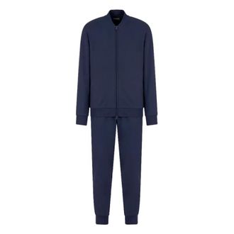 Emporio Armani Blaues Heritage Eagle Trainingsanzug - - Sport - Herren - Blau - XL