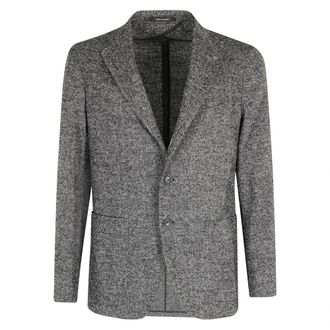 Tagliatore Monopetto Spinata Fusa Lana Cotone - - Jackets - Herren - Grau - 3XL