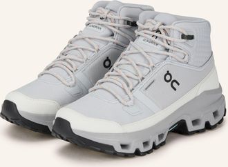 On Wanderschuhe Cloudrock Mid Wp grau