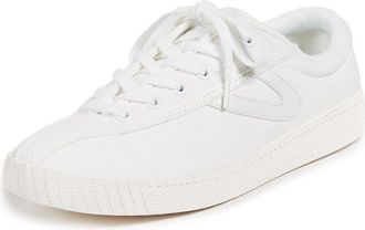 Tretorn Nyliteplus Sneakers Womens Lace-up Casual Tennis Shoes Classic Vintage Style Nylite Plus Canvas Sneaker f&uuml;r Damen, Wei&szlig;/Wei&szlig;, 40 EU