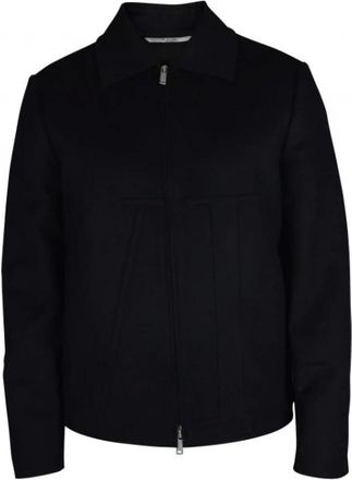 Valentino Garavani Homme, Vestes, Noir, Taille: XS Veste en laine et cachemire