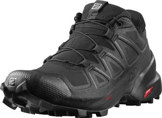 Salomon Speedcross 5 Damen Trail Running Schuhe, Grip, Stabilität, Passform, Black, 37 1/3