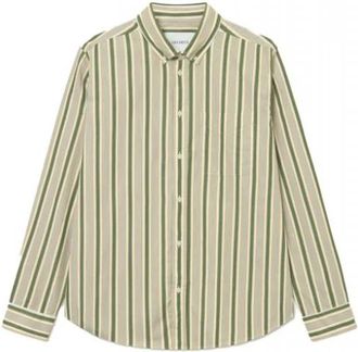 Les Deux Homme, Chemises, Multicolore, Taille: L Kent Straight Shirt